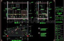 164.Autocad drawing of the roof gutter drainage detail available for ...