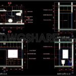 170. WC Layout Plan and elevations details CAD drawings download - Free ...