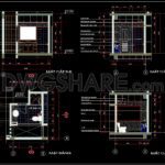 170. WC Layout Plan and elevations details CAD drawings download - Free ...
