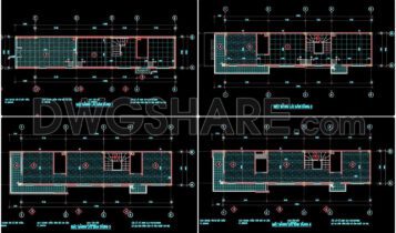 602. Free Download CAD File – Atrium Roof Grid Structure Details