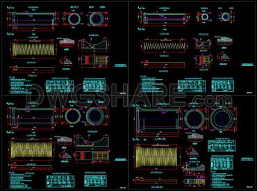 221. Download detailed CAD drawing of Concrete Drainage Culvert