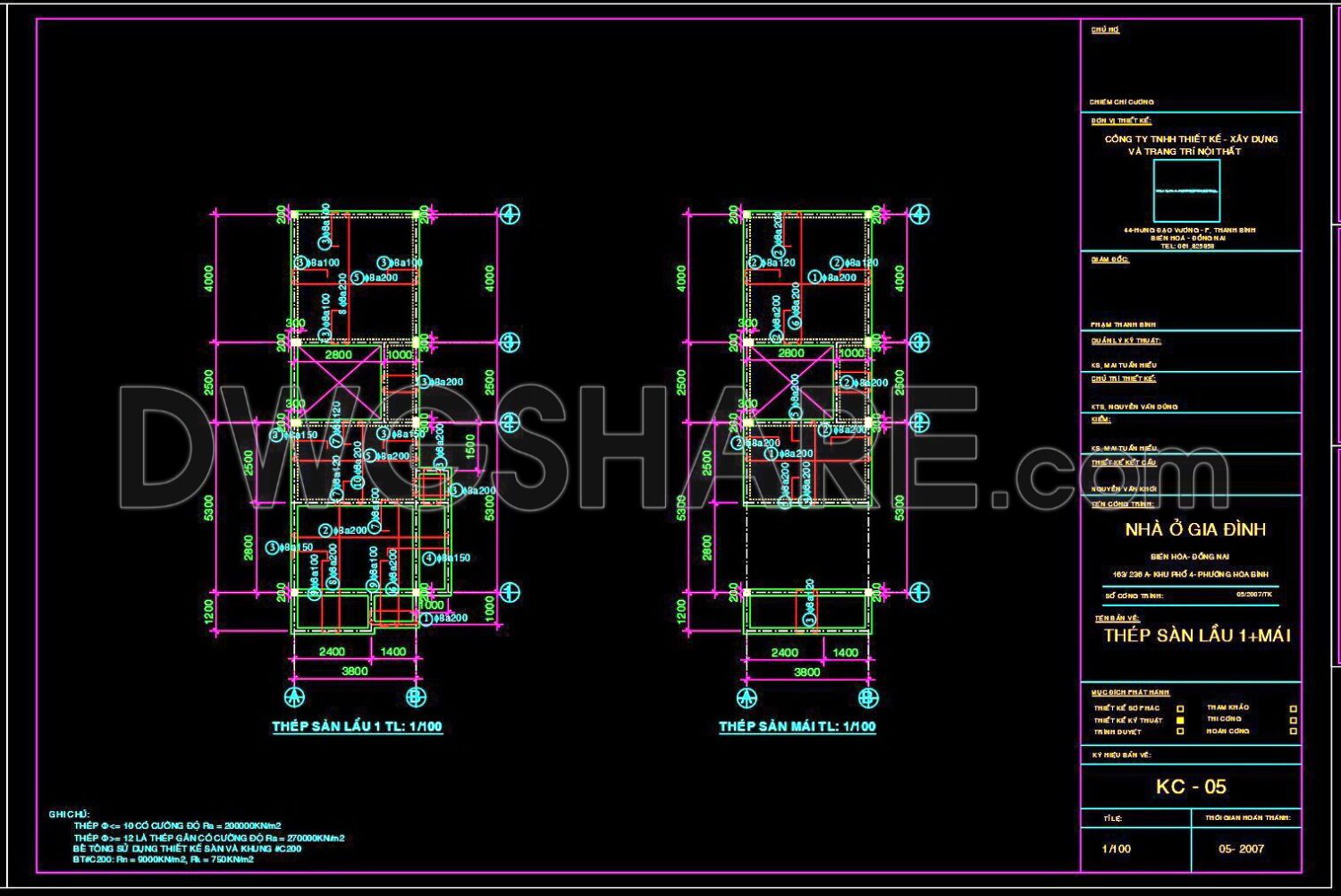 222. Structural Drawings Of 3-Story House A Complete Project 3.8mx12m ...