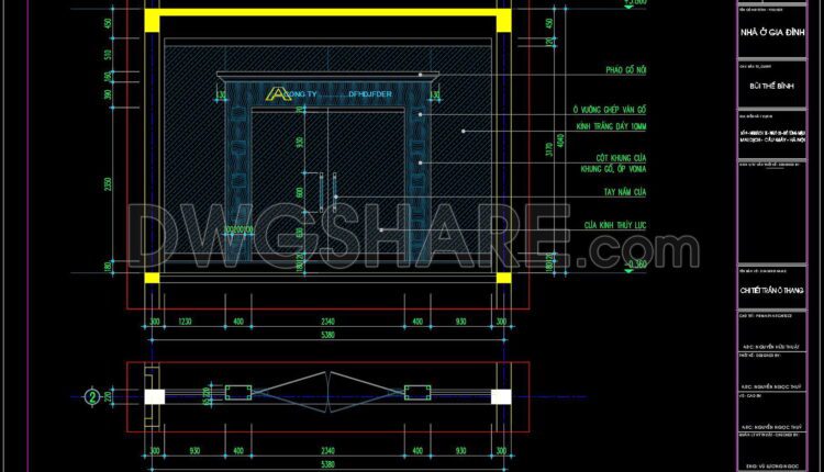 239. Detailed AutoCAD drawings of vertical elevations and balconies ...