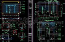 415.Detailed AutoCAD Drawings Of Windows For Download