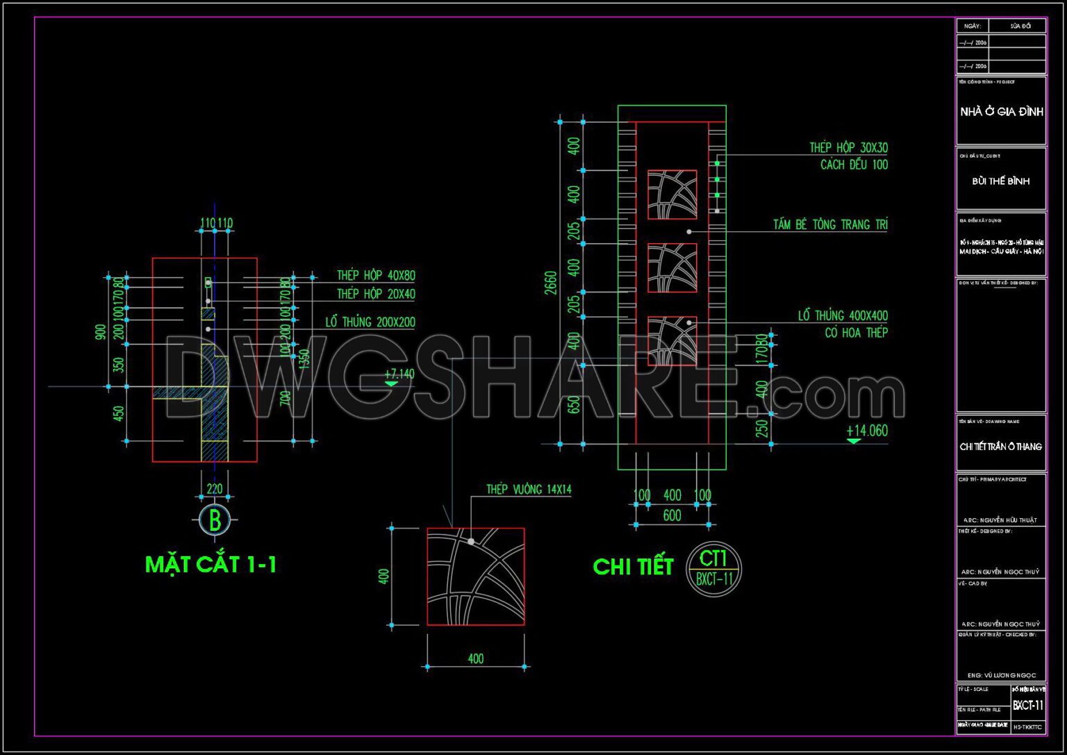 239. Detailed AutoCAD drawings of vertical elevations and balconies