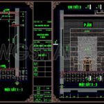 241. CAD detailed drawings of vertical facade wall sections for ...