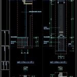 243. Detailed architectural CAD drawings of balconies and columns ...