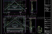 138.Detailed drawings of decorative patterns and moldings in CAD format
