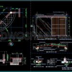 247. CAD drawings of detailed roof drainage, and glass roof details for ...