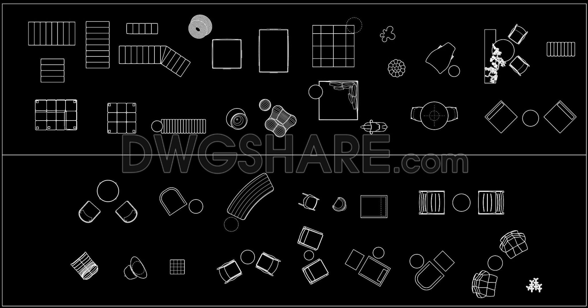 265. CAD blocks of Table, Sofa for living room