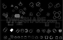 81.Drawer Cabinet AutoCAD blocks free download
