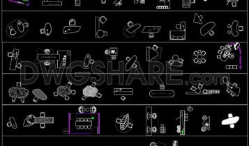 Laboratory Building Block Design Plan AutoCAD File DWG