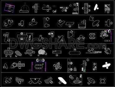 270. Download CAD blocks of desks, work tables, and conference tables