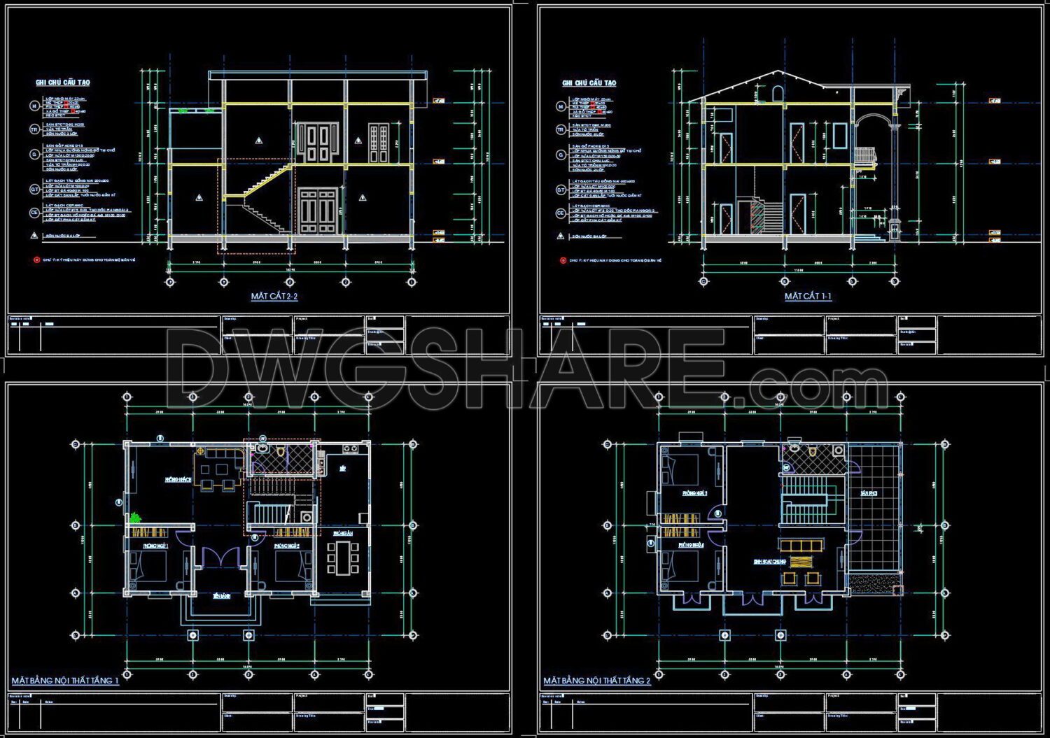 271. CAD drawings of the floor plan, elevation, and cross-sections of ...