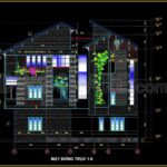 272. CAD drawings of the floor plan, elevation, and cross-sections of ...