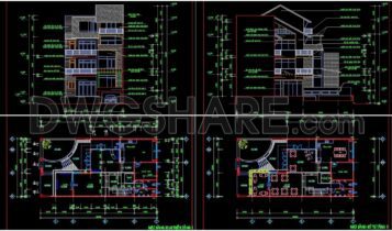 364. Detailed CAD Drawing of Bedside Table Free Download