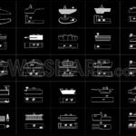 273. Download CAD blocks of reception desks, service counters, and ...