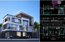 283. Free download the luxurious Italian Minotti sofa CAD block library