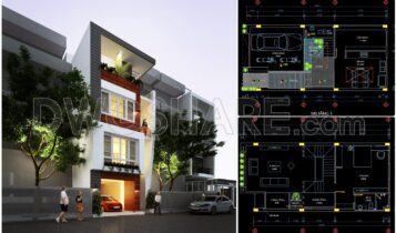 Chilled Water and FCU HVAC Project AutoCAD File Free Download