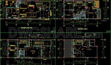 19.Wedding Hall Layout Plan and Elevations CAD