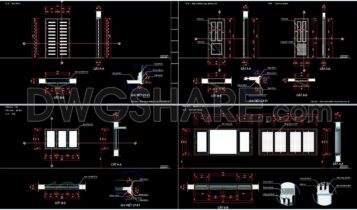 97. CAD drawings of various gypsum ceiling cross-sections and recessed ...