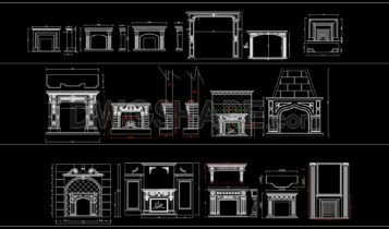 Fireplace Archives - Free Cad Blocks, download DWG models for ...