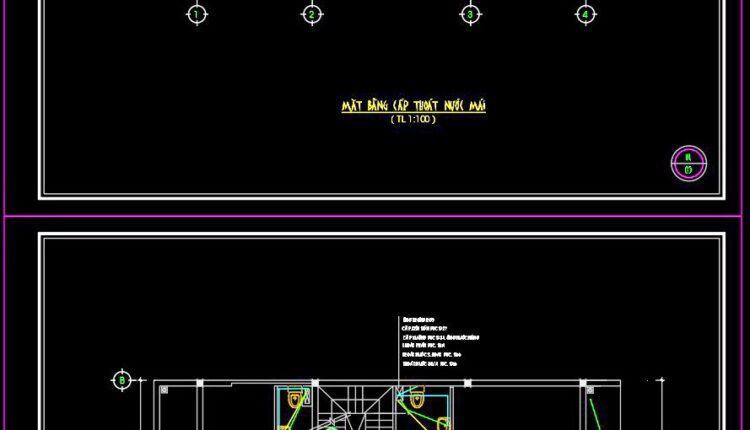 58. CAD drawings detailing the design of water supply and drainage ...
