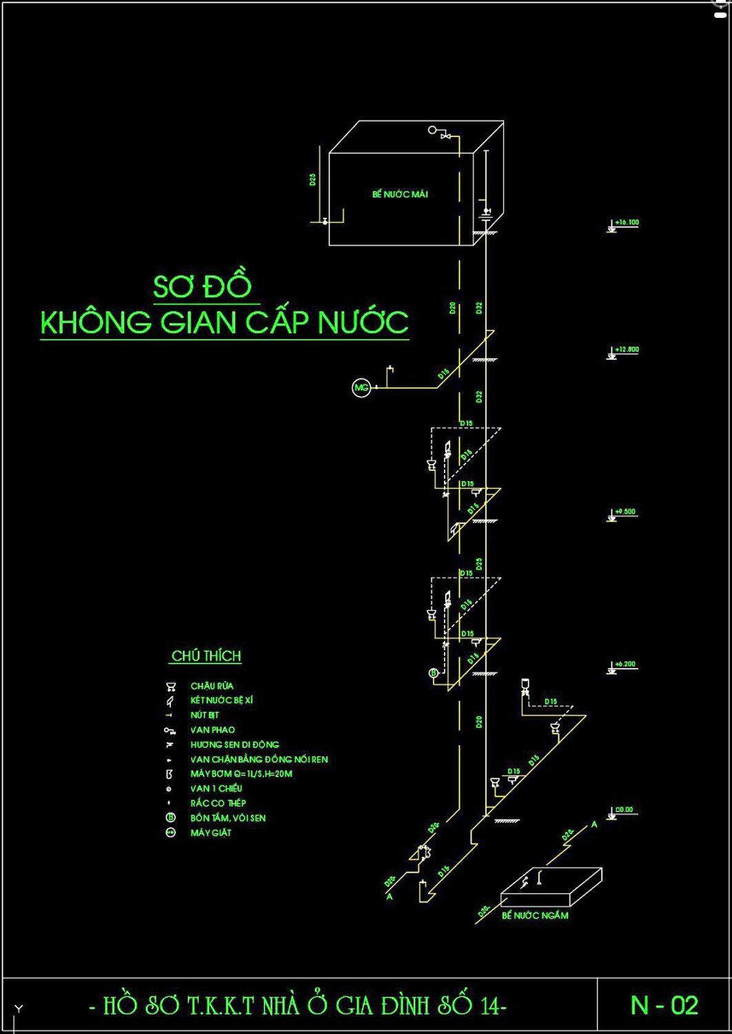 61. CAD drawings for detailed electrical and plumbing designs for a 4 ...