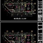 74. Detailed CAD drawings for the ceiling layout design of a 3-story ...