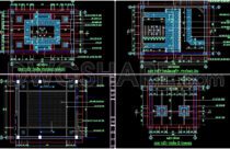 89.Detailed Drawings Of Modular Kitchen In Autocad File