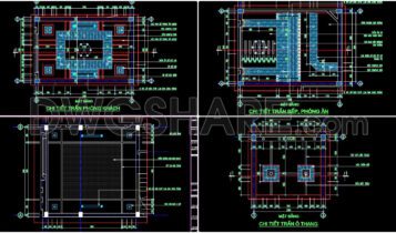 607. Free DWG CAD Template for Bored Pile Construction Method