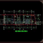 77. Detailed CAD drawings for the ceiling layout design of a 3-story ...