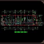 77. Detailed CAD drawings for the ceiling layout design of a 3-story ...