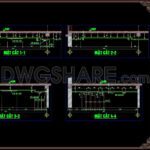 77. Detailed CAD drawings for the ceiling layout design of a 3-story ...