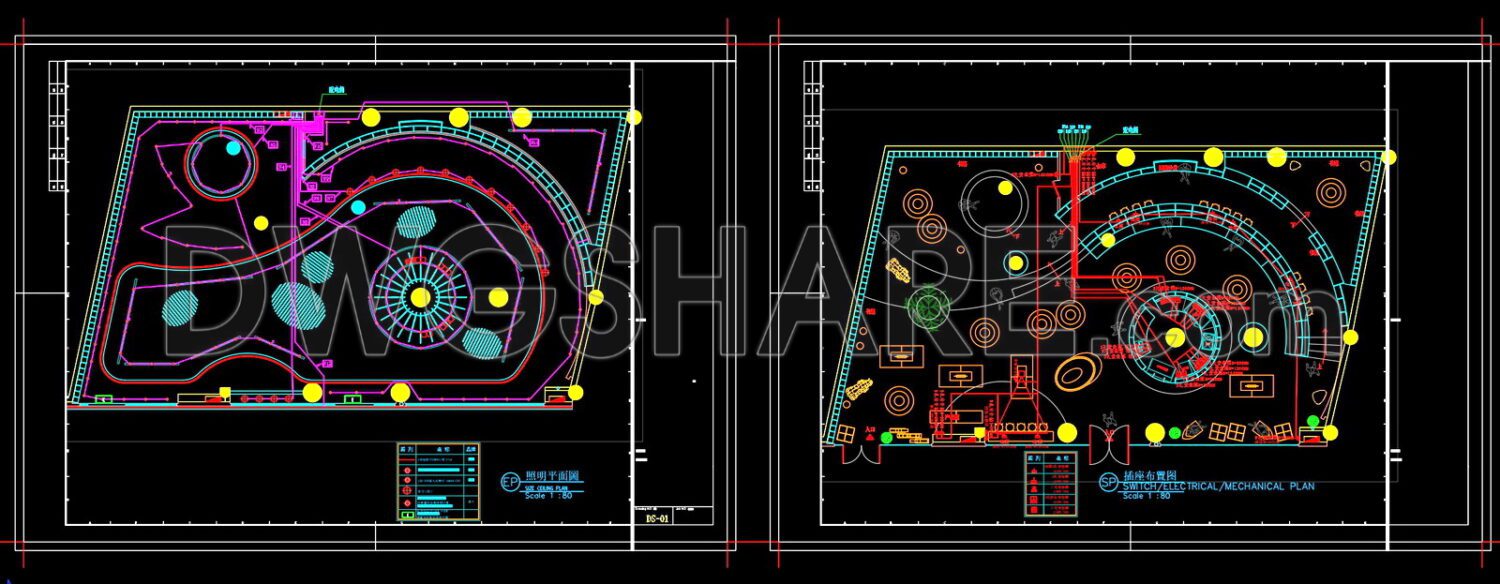 Detailed CAD drawings for the design and construction of coffee shops ...