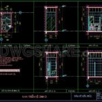 174. WC Layout Plan and elevations details CAD drawings download - Free ...