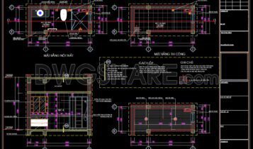 76.Typical Dry Gully Trap Details CAD Drawing DWG