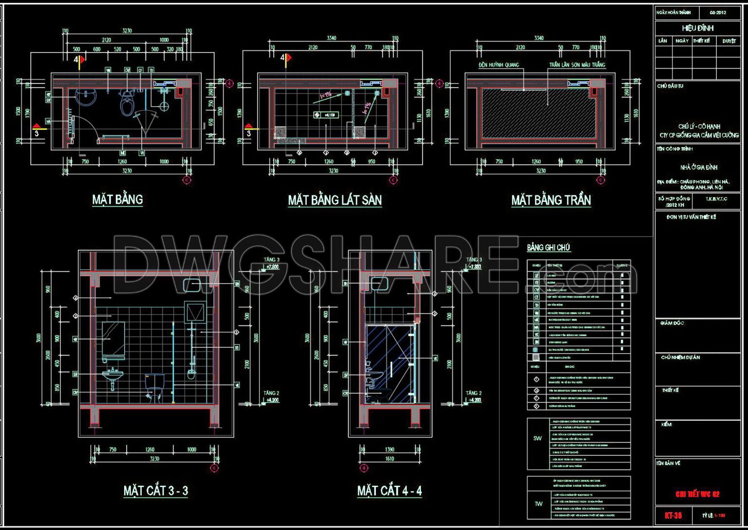 178. WC Layout Plan and elevations details CAD drawings download