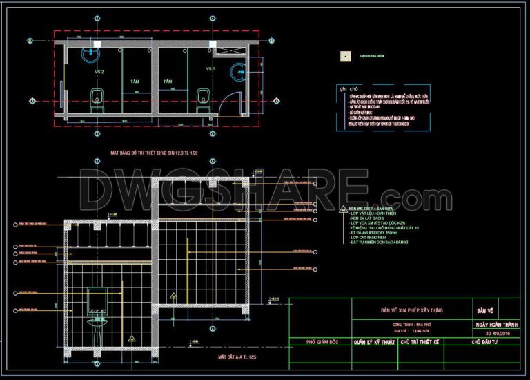 180. WC Layout Plan and elevations details CAD drawings download
