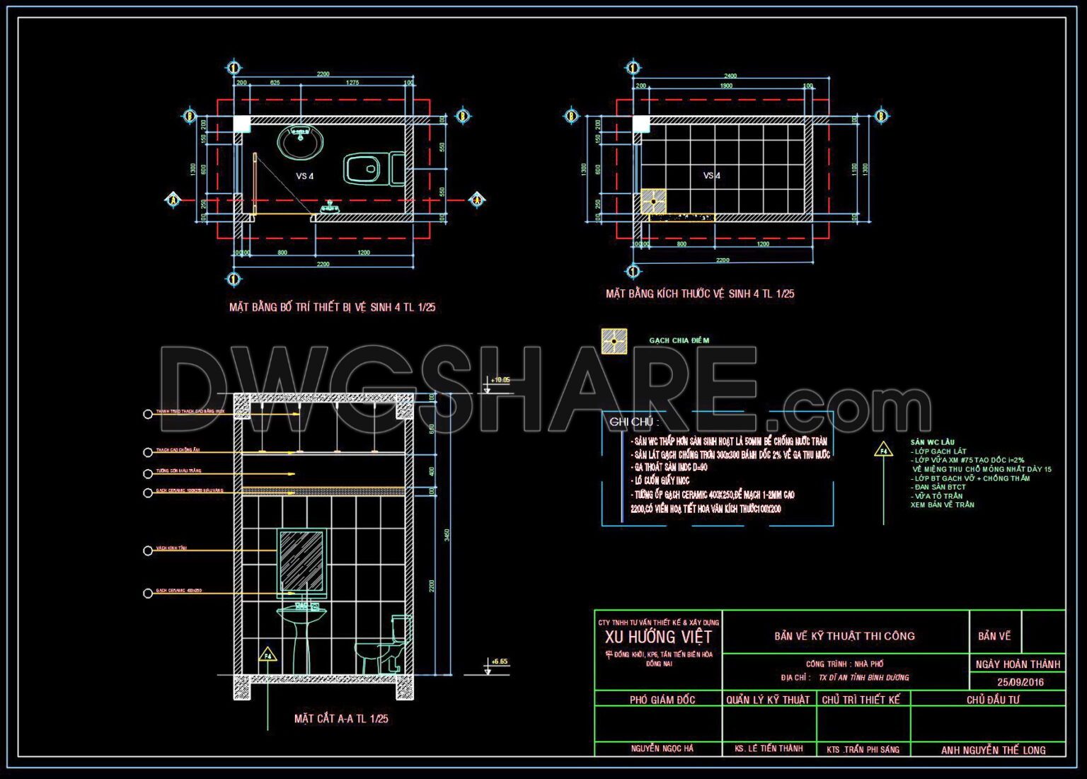183. WC Layout Plan and elevations details CAD drawings download