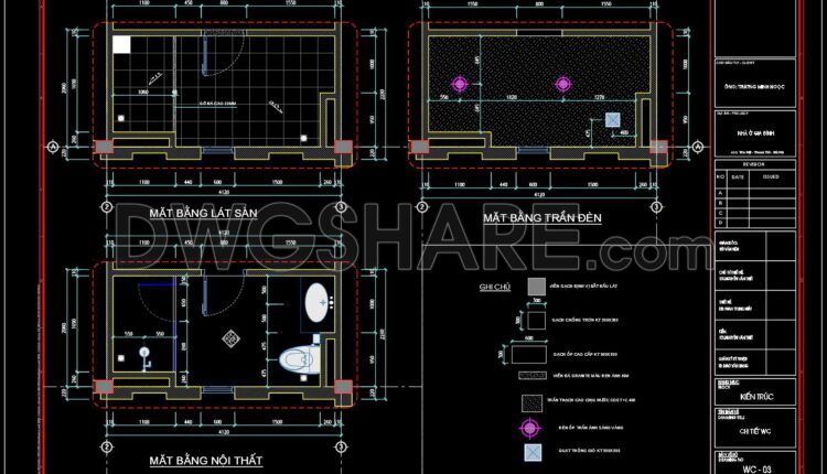 186. WC Layout Plan and elevations details CAD drawings download - Free ...
