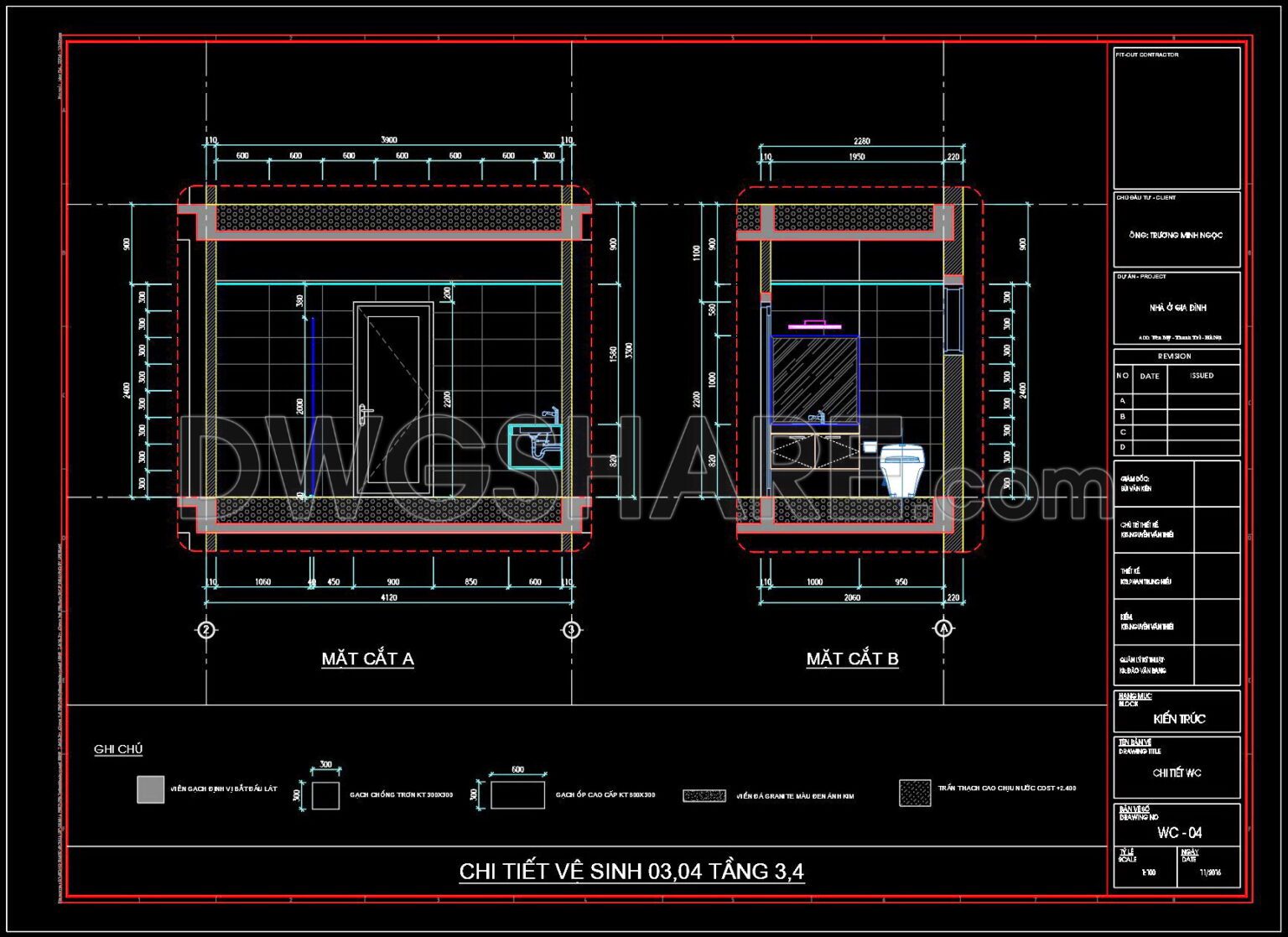 186. WC Layout Plan and elevations details CAD drawings download