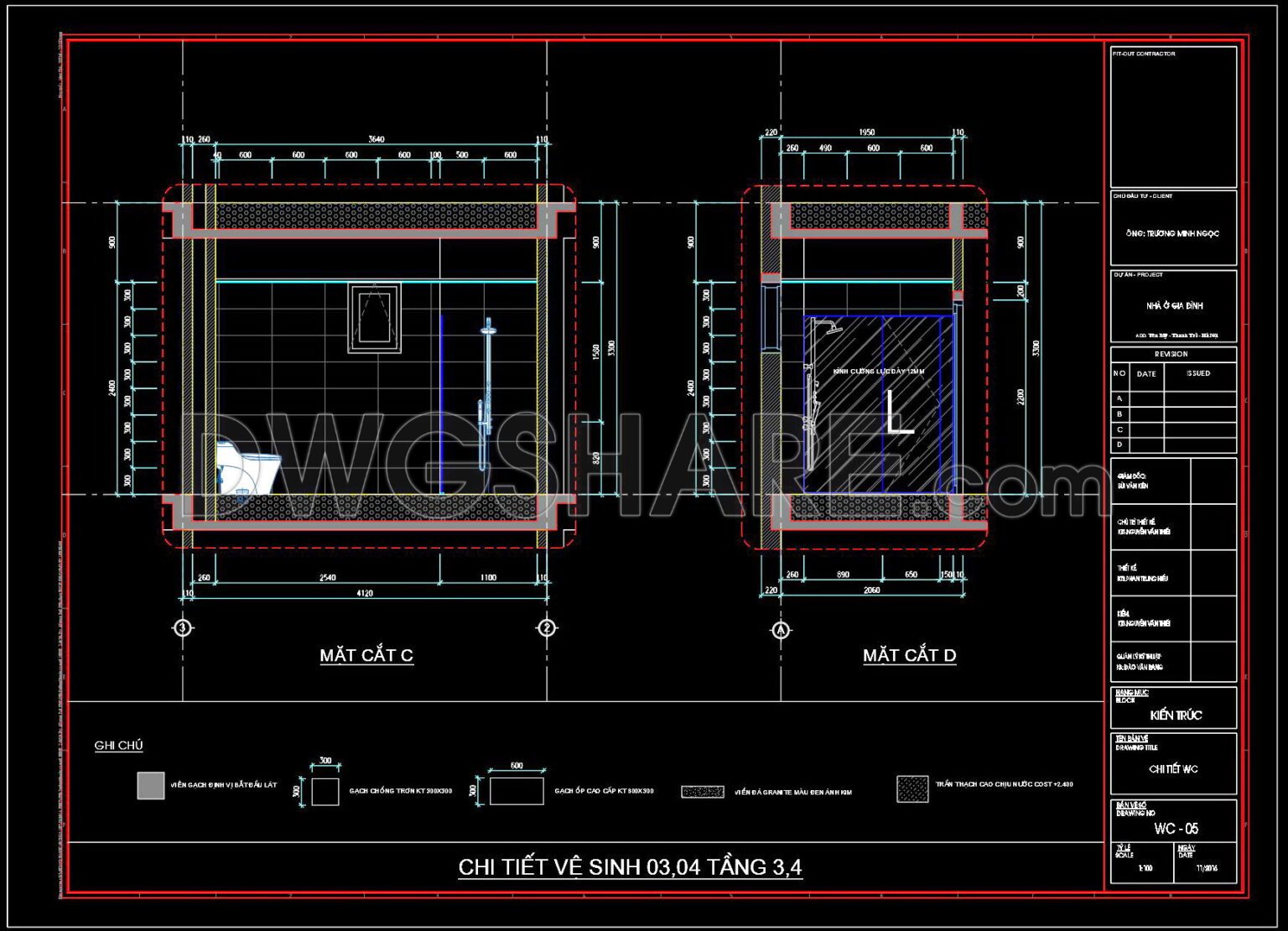 186. WC Layout Plan and elevations details CAD drawings download