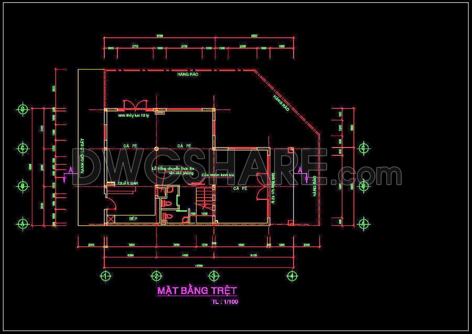 206. House Plan Design CAD File Free download