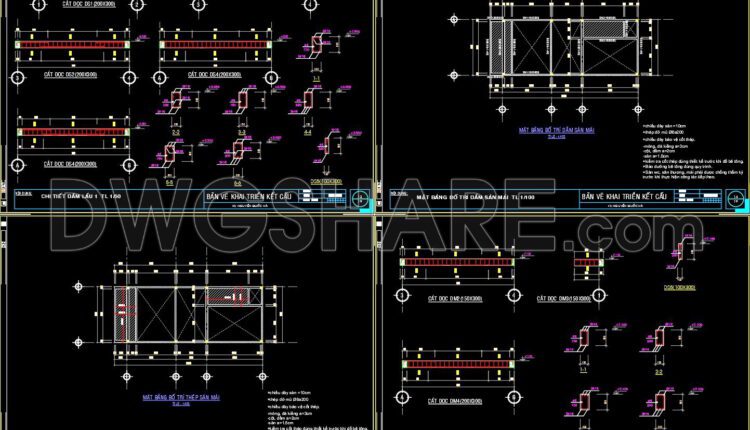 225. Structural Drawings Of 2-Story House A Complete Project For ...