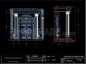 250. Detailed AutoCAD drawings of vertical facades in classical ...