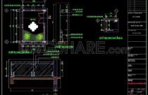 82.Autocad Drawings Of Compound Wall Layout And Details For Download