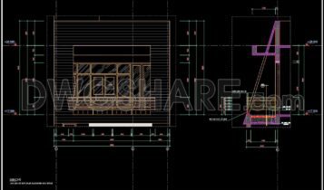 602. Free Download CAD File – Atrium Roof Grid Structure Details