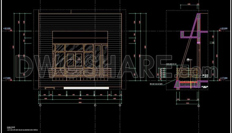 257. Detailed architectural CAD drawings of balconies (1) - Free Cad ...