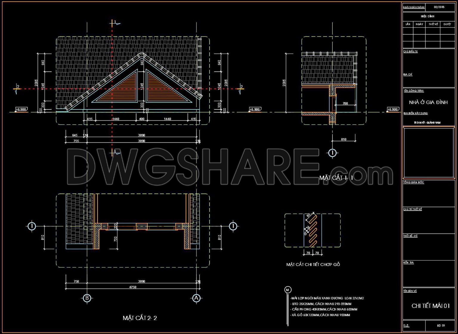 259. Detailed CAD drawings of sloped roofs, roof drainage gutters, and ...